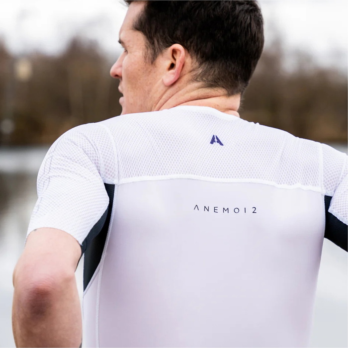 2025 Huub Mens Anemoi 2 SUB22 Trisuit ANESUB22FLNW - Dark Navy / White ...